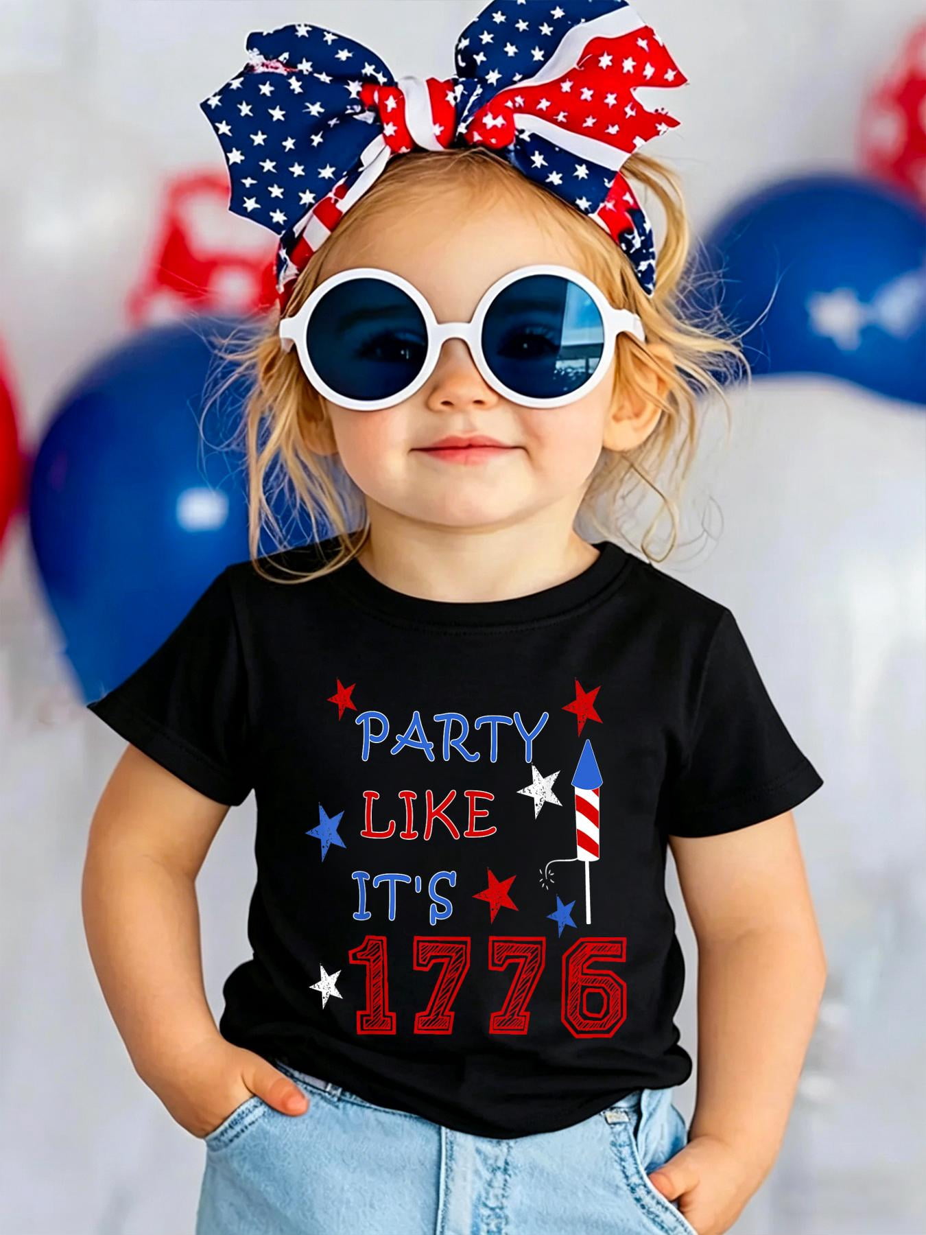 100% Cotton Party Like It Is 1776 4th of July Funny Independence Day ...