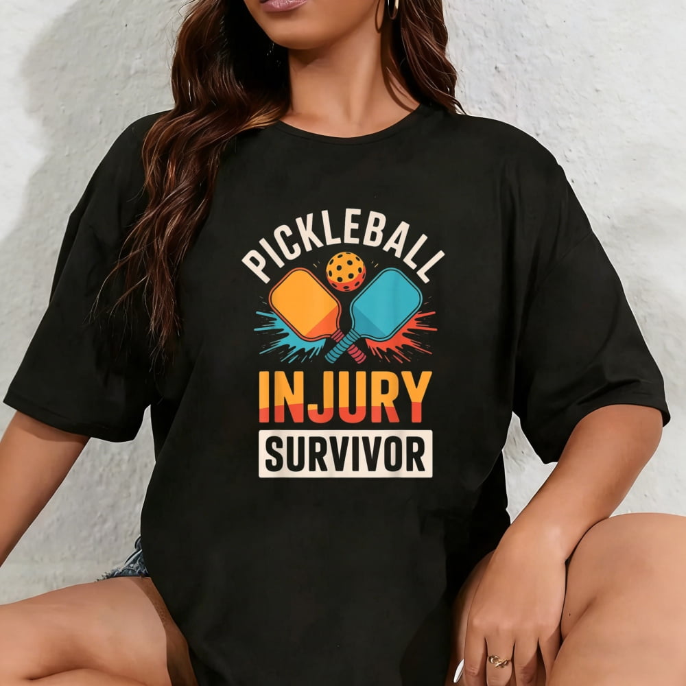 100% Cotton Pickleball Injury Survivor T-Shirt - Walmart.com