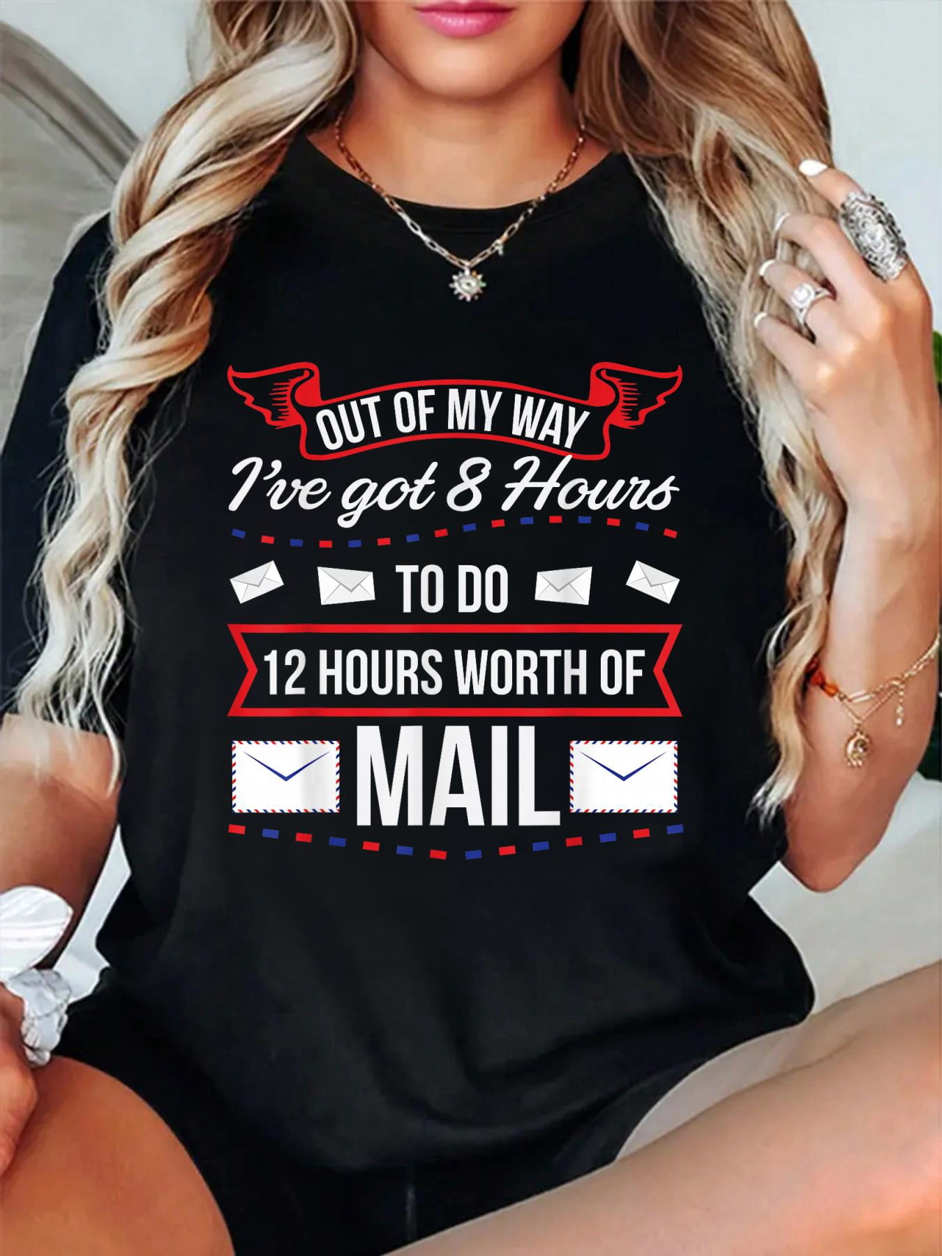 100% Cotton Postman Parcel Delivery - Postman Post Delivery T-Shirt ...