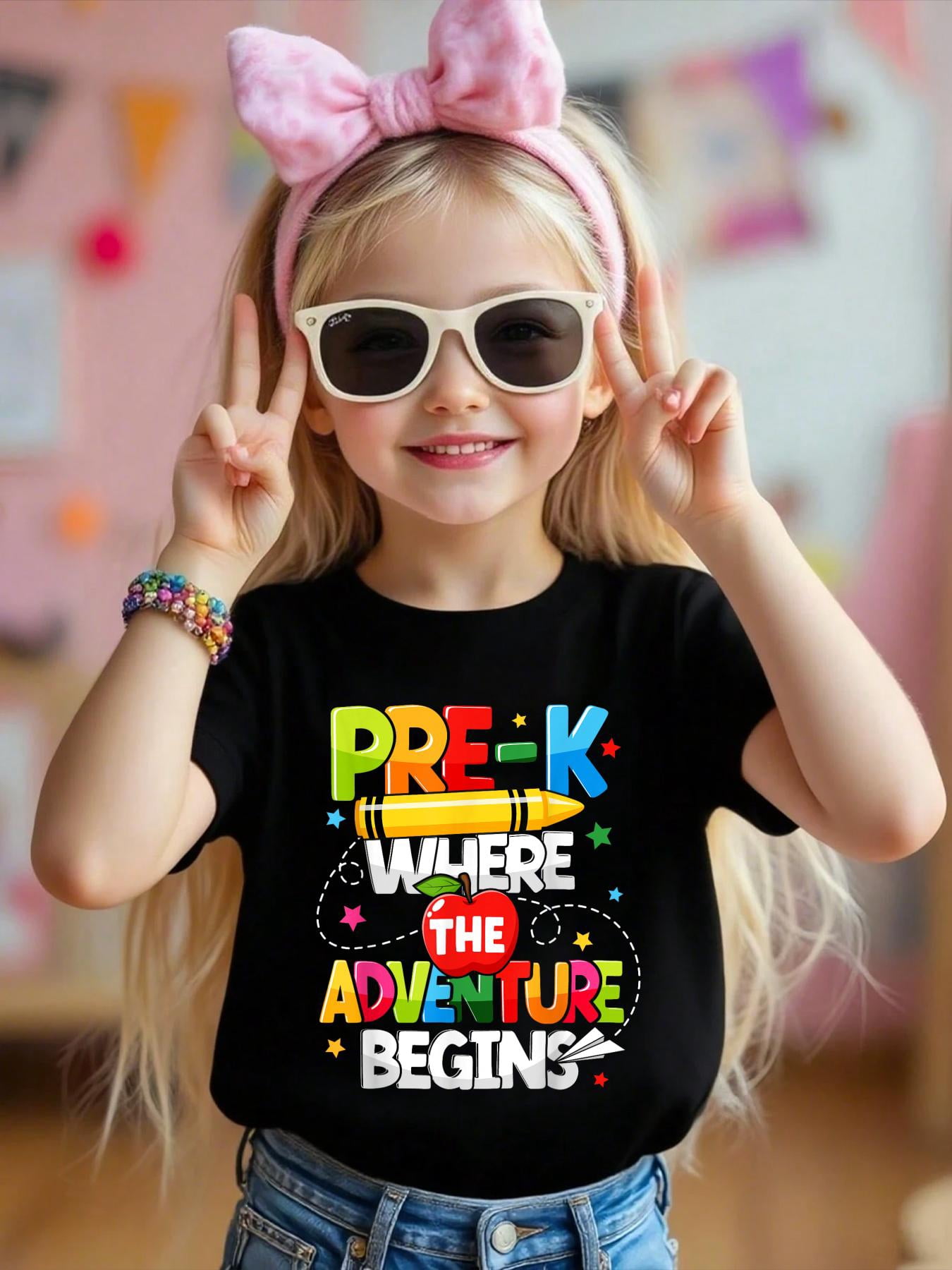 100% Cotton Pre-K Where The Adventure Begins Back to School Teacher ...