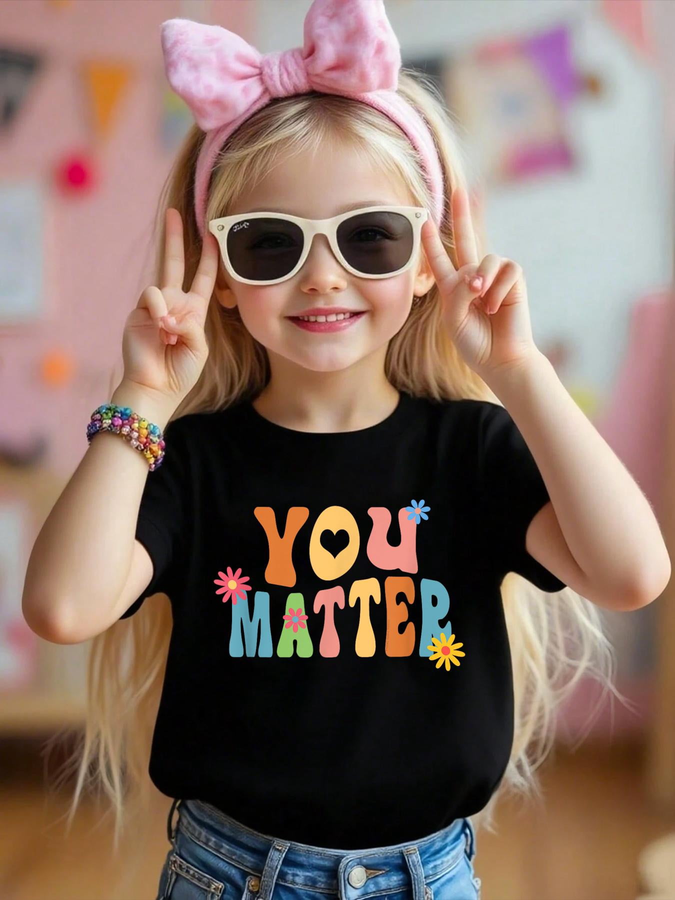 100% Cotton Pretty YOU MATTER Retro Style Positive Message Teachers ...