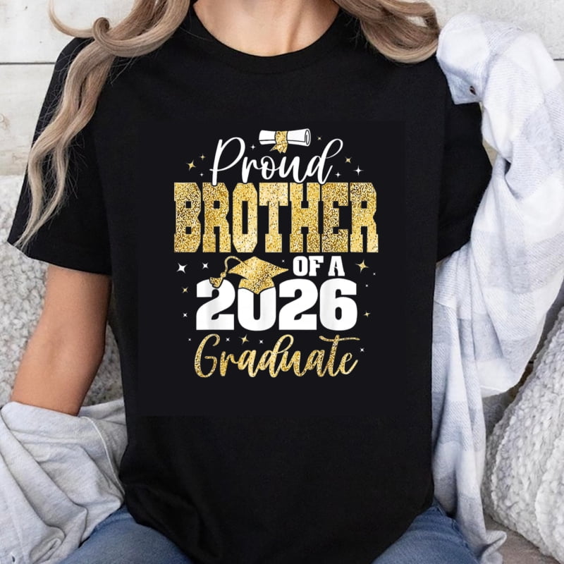 100% Cotton Proud Brother Of A 2026 Graduate Graduation Party Gift For ...