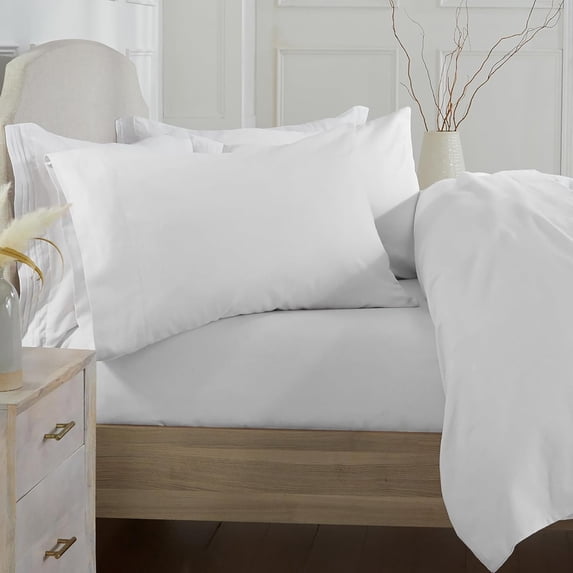 100% Cotton Queen Flannel Sheet Set | 4 Piece Deep Pocket Solid Cozy ...