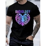 100% Cotton Radiology Heart Ribcage Tie Dye Radiologic Xray ...