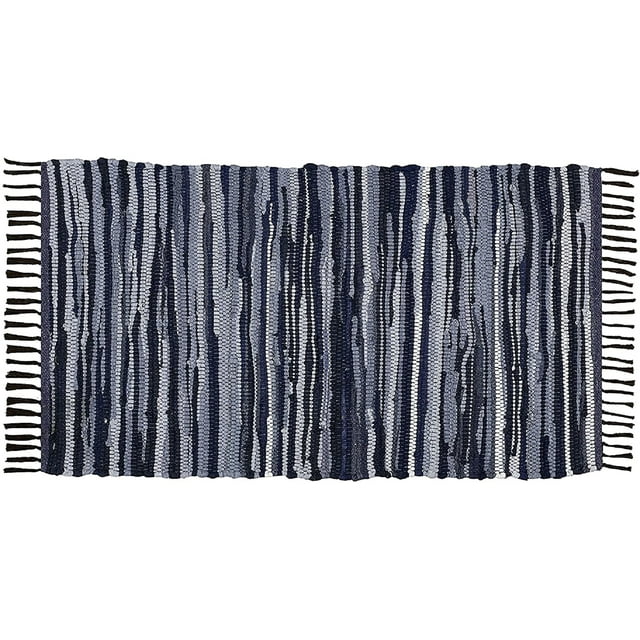 100% Cotton Rag Rug 2’x3' - Multicolor Chindi Rug - Hand Woven ...