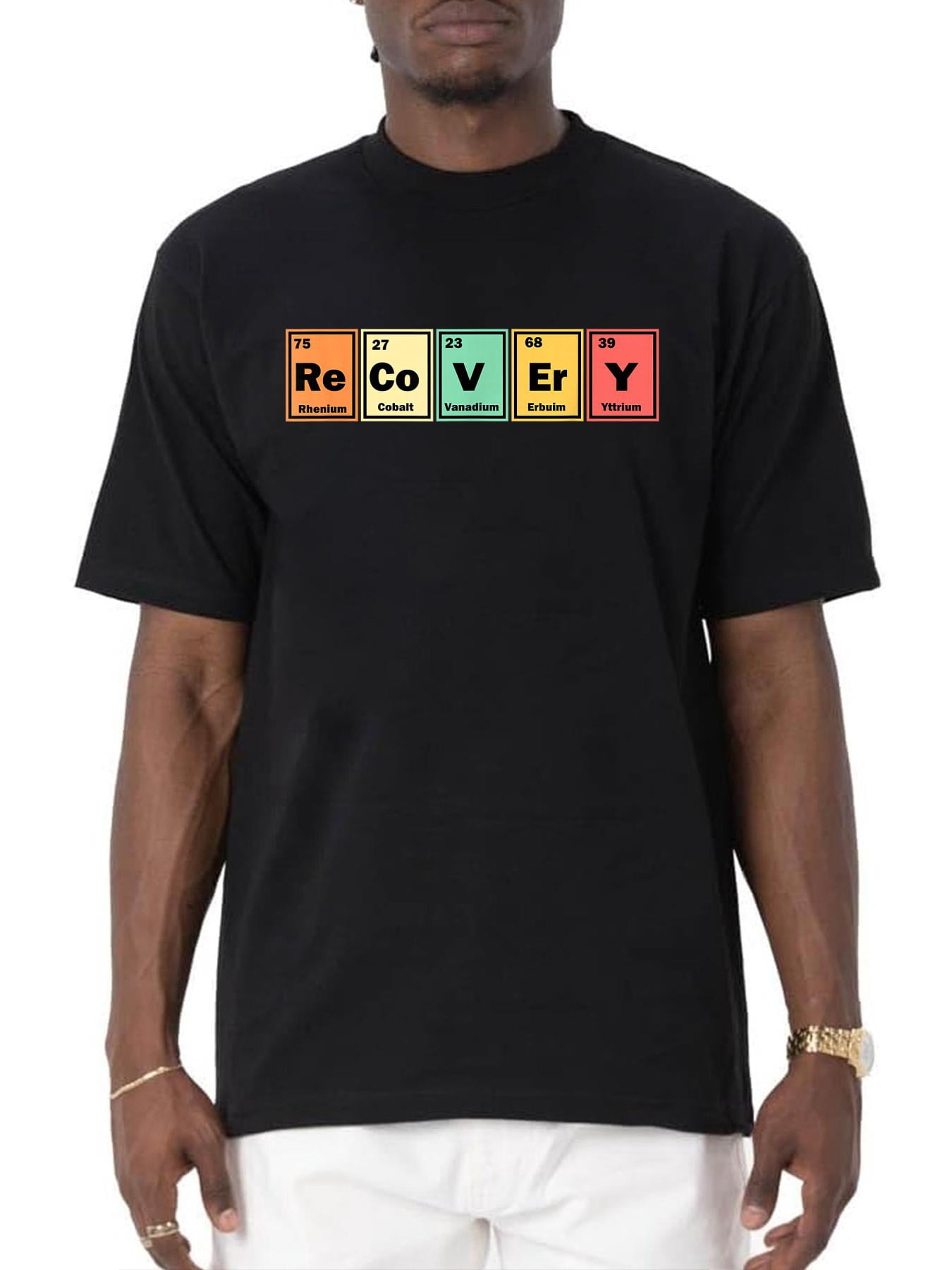 100% Cotton Recovery Periodic Table - Retro Sober T-Shirt - Walmart.com