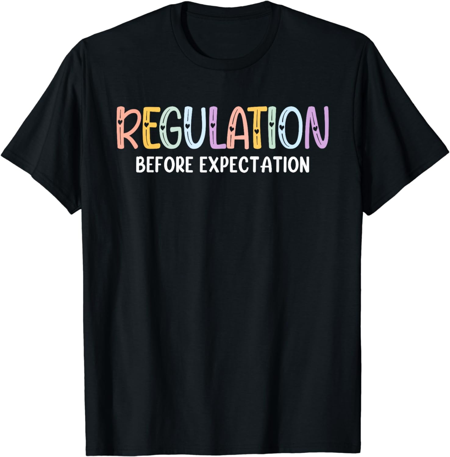 100% Cotton Regulation Before Expectation Autism Special Education T-Shirt - Walmart.com