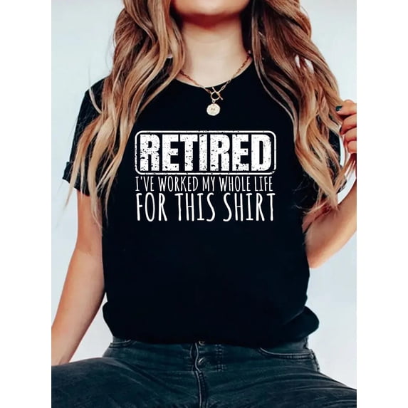 100% Cotton Retiree Gifts for Men Funny Retirement with Sayings T-Shirt ...