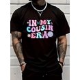 100% Cotton Retro in My Cousin Era Funny Cousins Toddlers T-Shirt ...