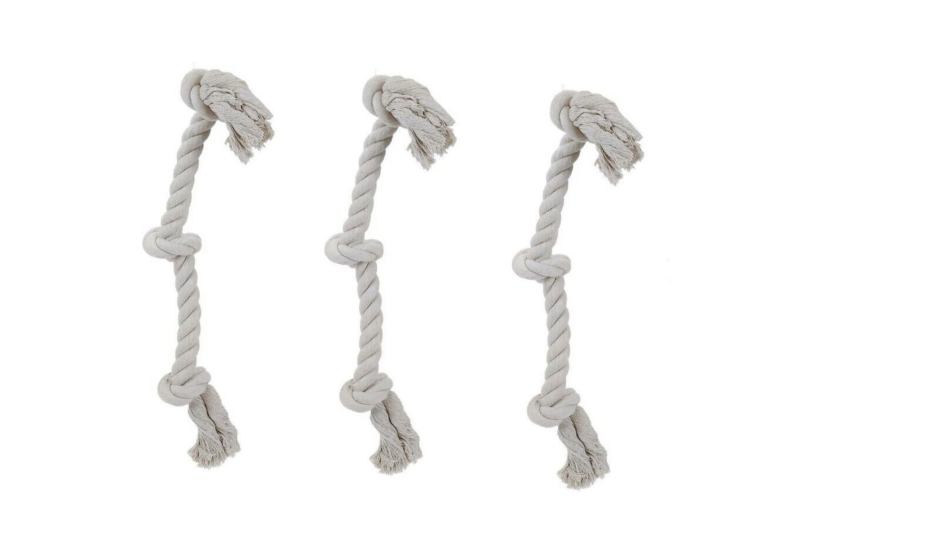 100% Cotton Rope Interactive Dental Dog Tug Medium to Larger Breed 20 ...