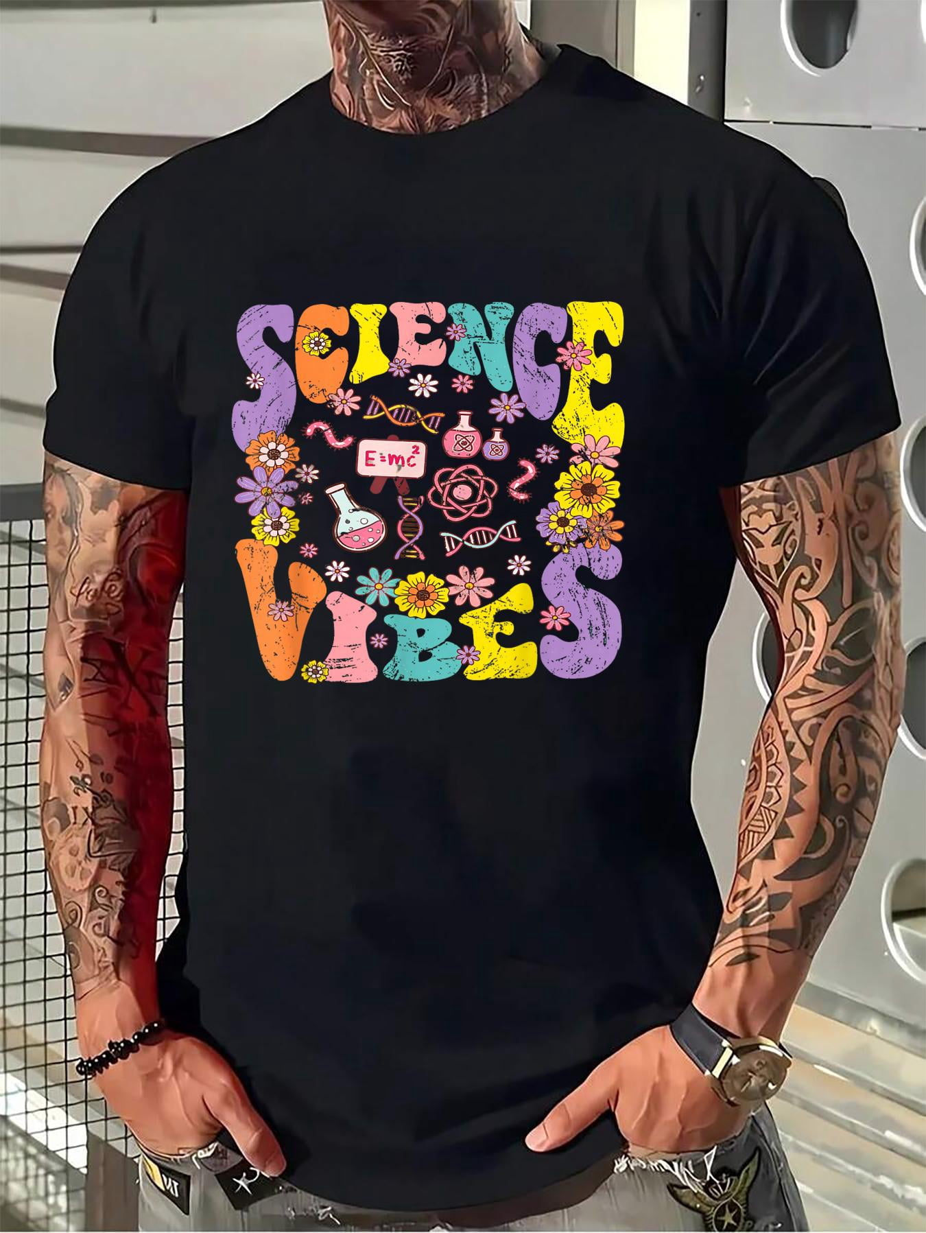100% Cotton Science Vibes Retro 1st Day of Back to School Groovy ...