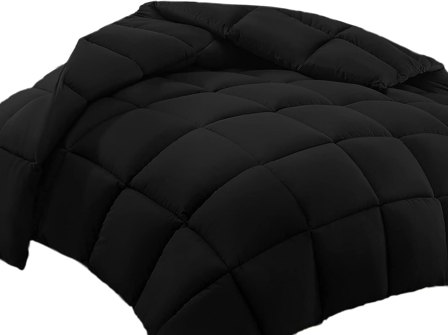 100% Cotton All Season 1pc Box Stitched Comforter, Duvet Insert Cover ...