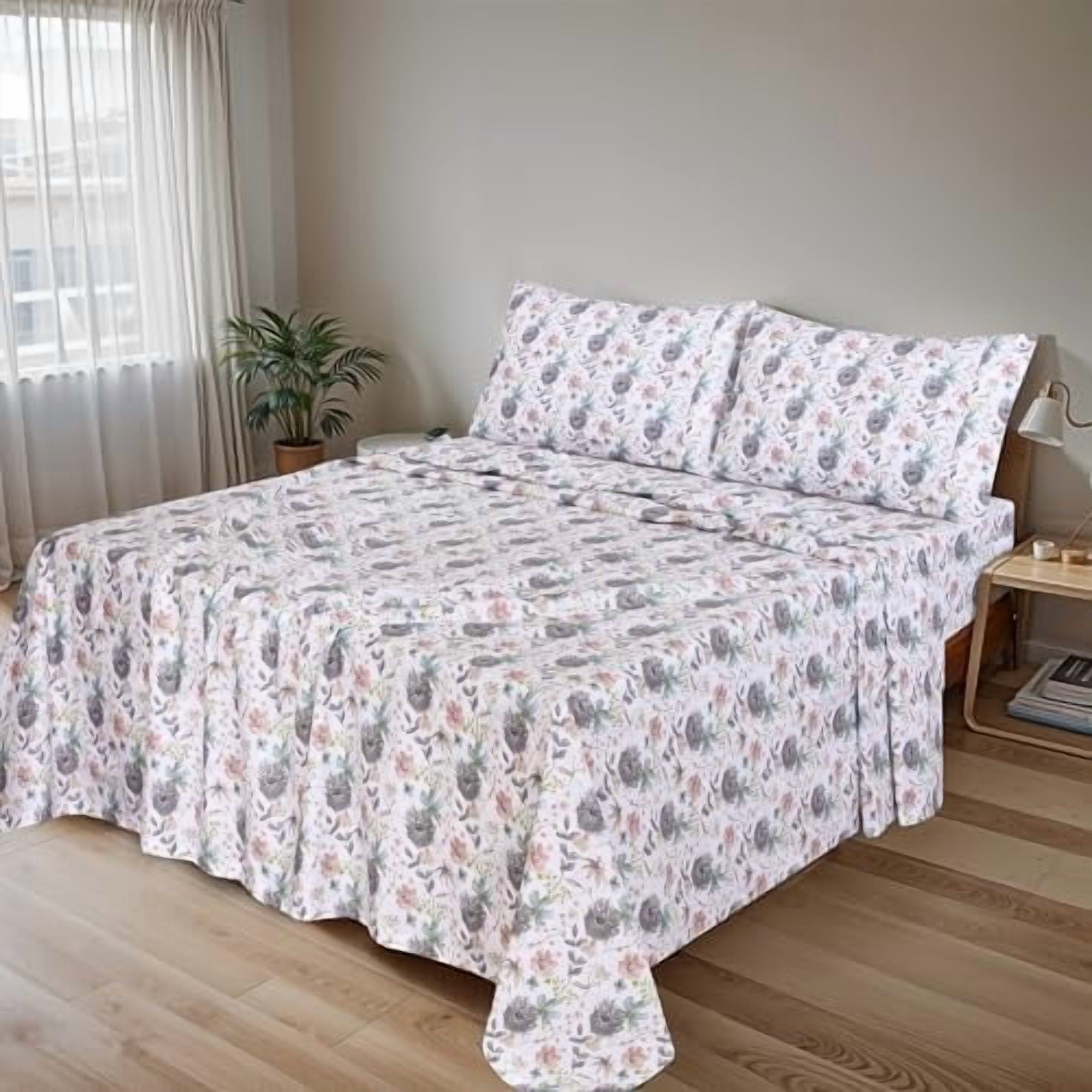 100% Cotton Sheets – Full Size Percale Bedding, Cooling & Breathable ...