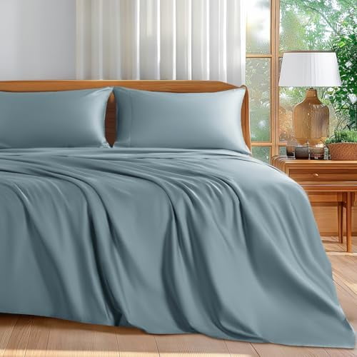 100% Cotton Sheets Set - 600 Thread Count，Luxury Egyptian Cotton Bed ...