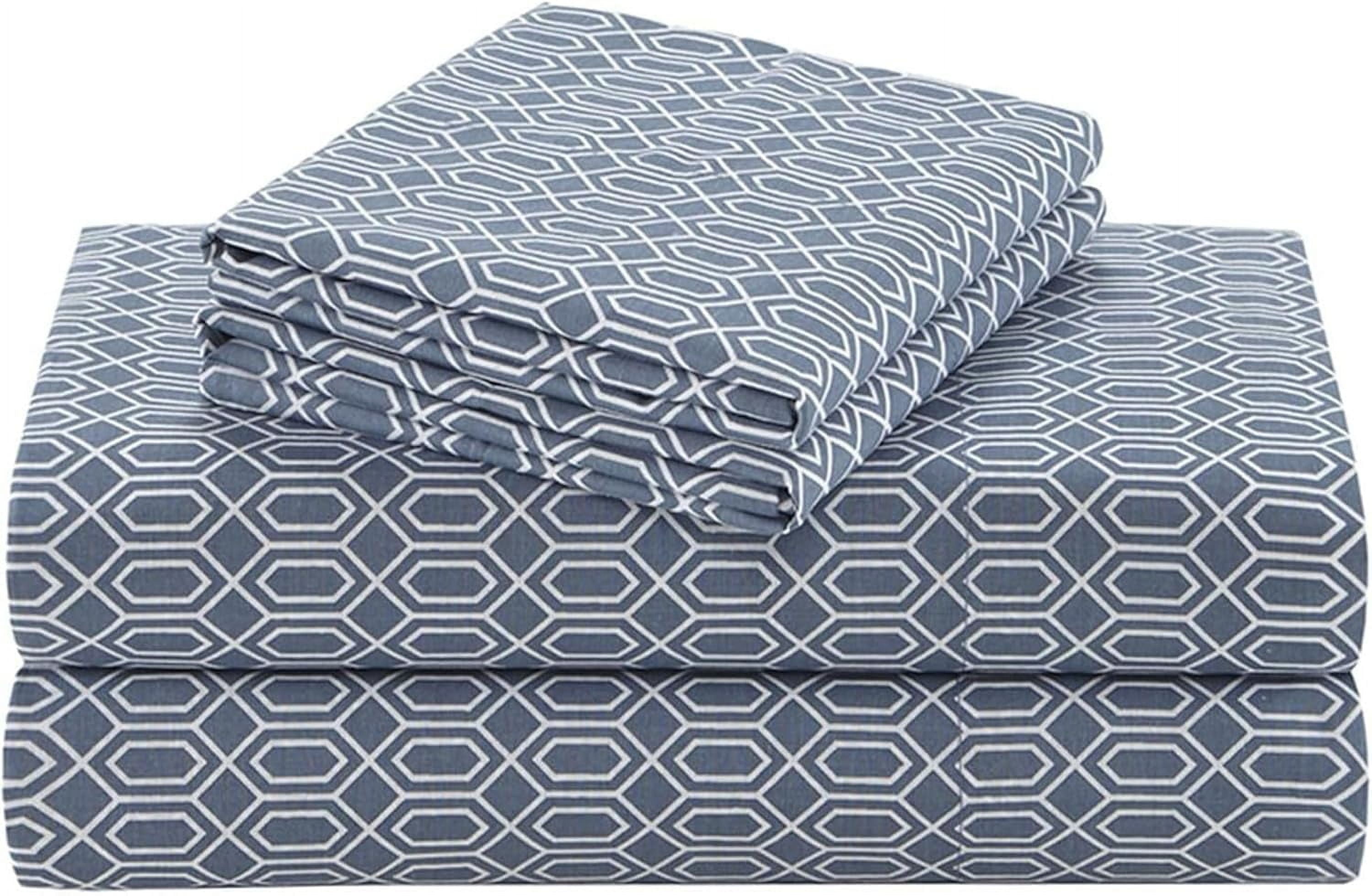 100% Cotton Sheets Twin, Breathable, Naturally Cool Cotton Sheets, Soft ...