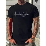 100% Cotton Sober Recover Sobriety Heartbeat EKG Pulse Abstinence T ...