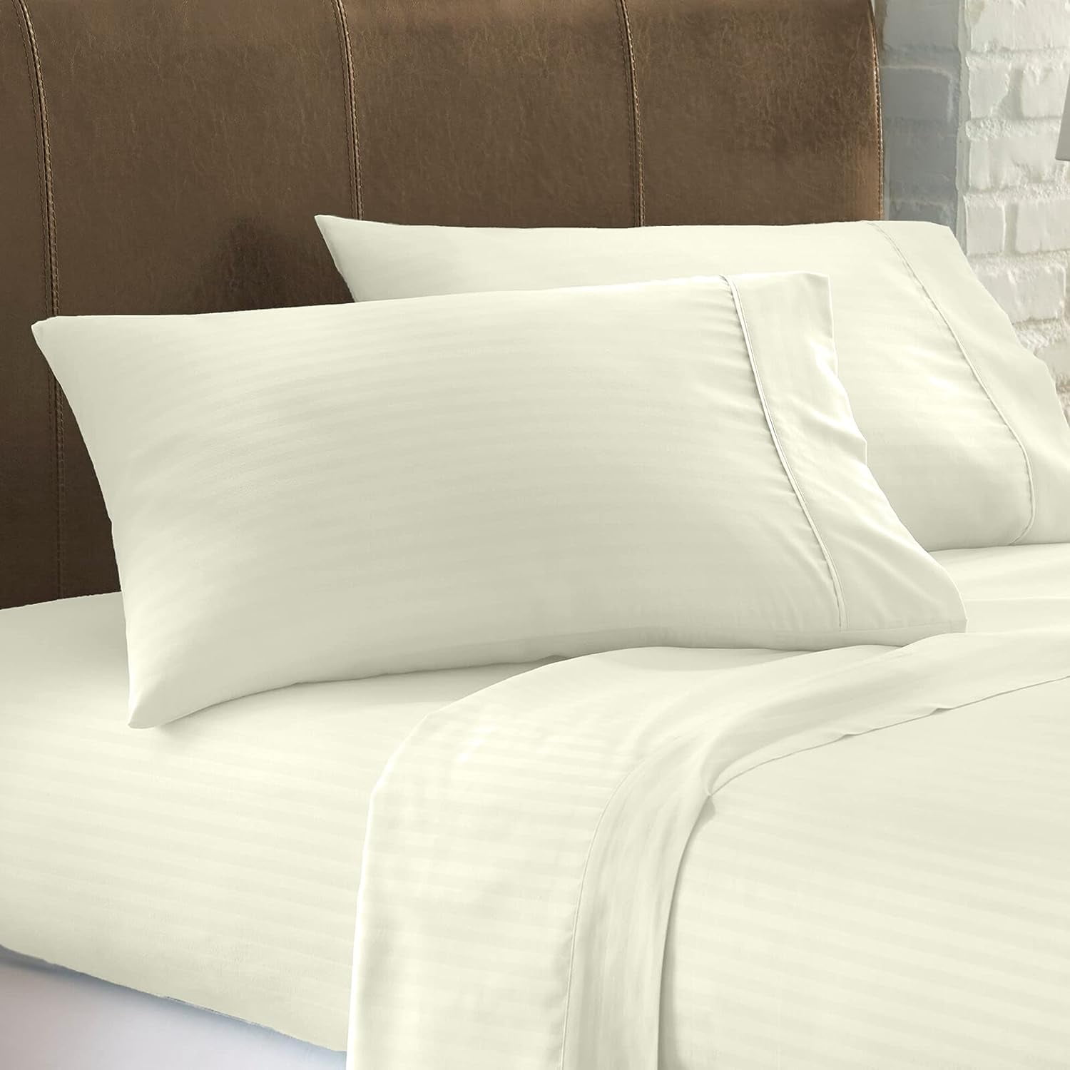 100% Cotton Split Cal-King Sheets 36" x 84" for Adjustable Bed - 500 ...