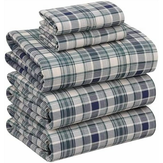 100% Cotton Split King Sheets Sets for Adjustable Bed, 5 PCs, Soft ...