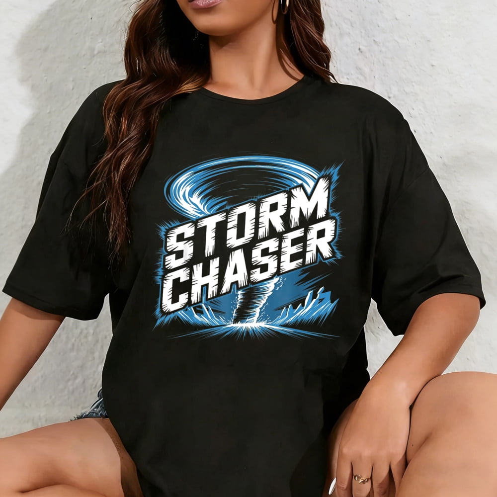 100% Cotton Storm Chaser Thrilling Tornado Experience T-Shirt - Walmart.com