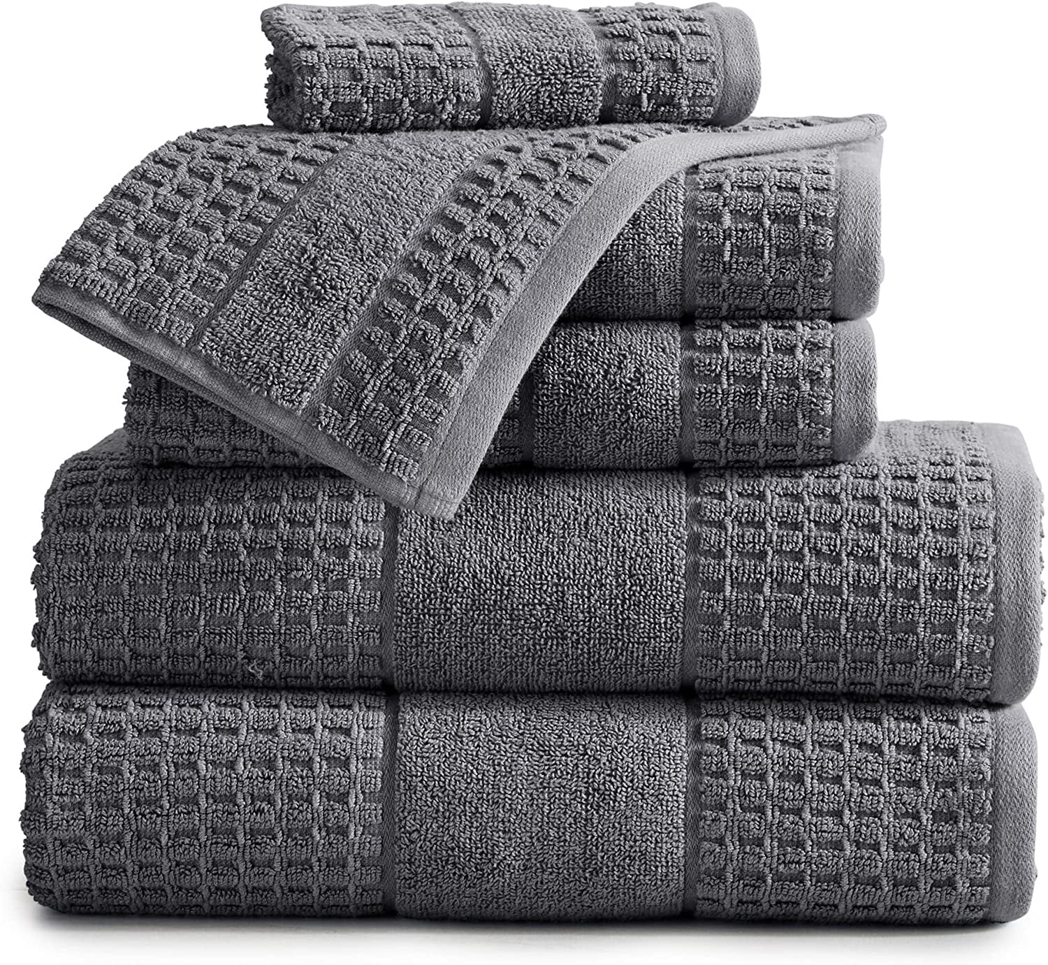 100% Cotton Super Soft Luxury Towel Set | Quick-Dry and Highly ...