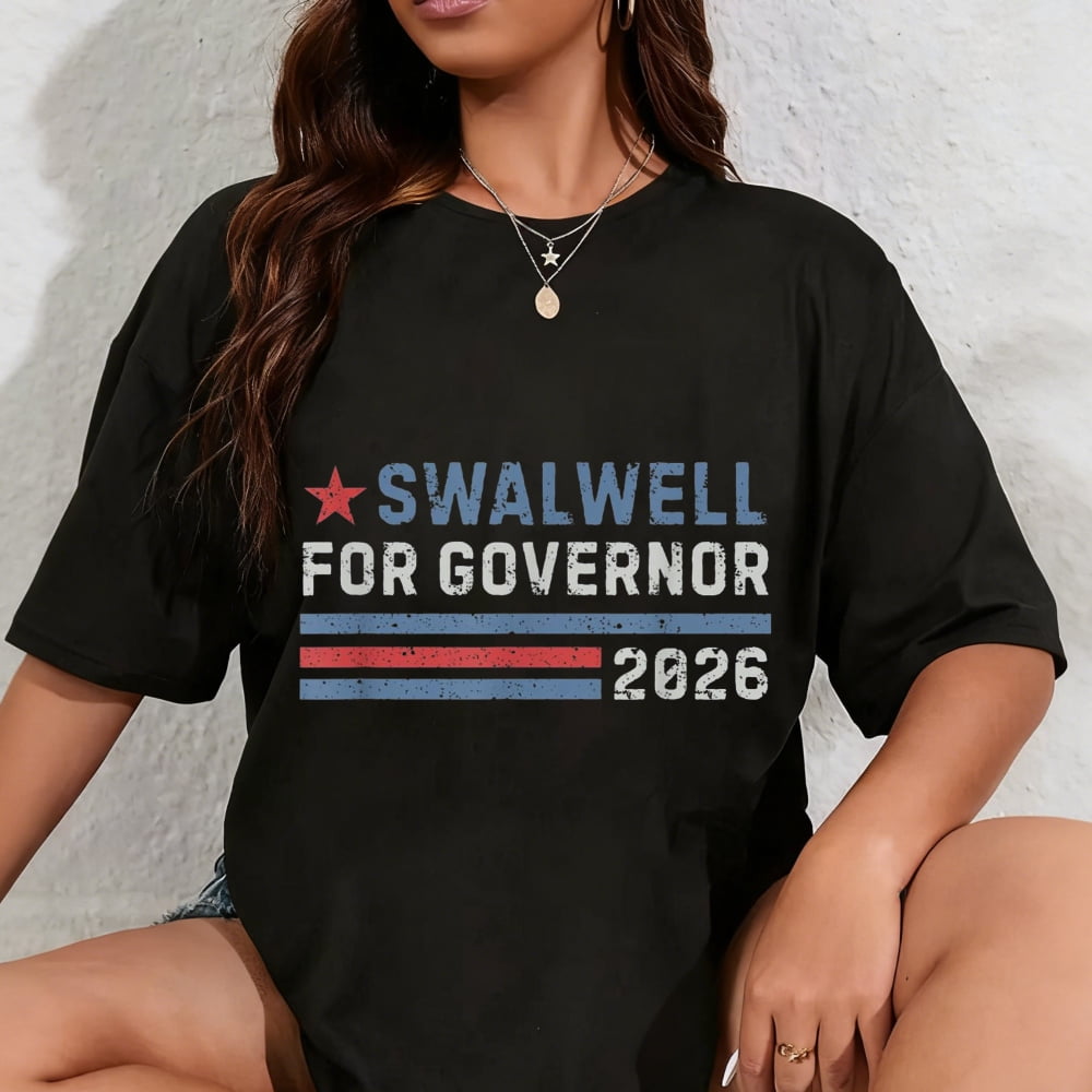 100% Cotton Swalwell 2026 Eric Swalwell for Governor of California T ...