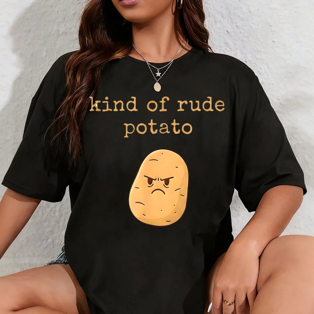 100% Cotton Sweet Potato Kind of Rude Potato Matching Fall Family T ...