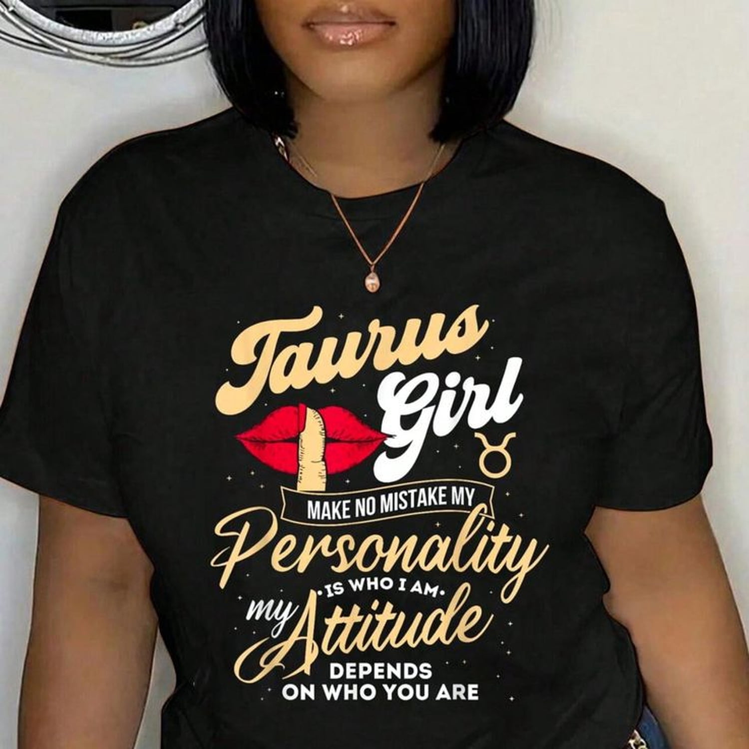 100% Cotton Taurus Gir1l - Zodiac Sign Horoscope Astrology Astrologer T ...