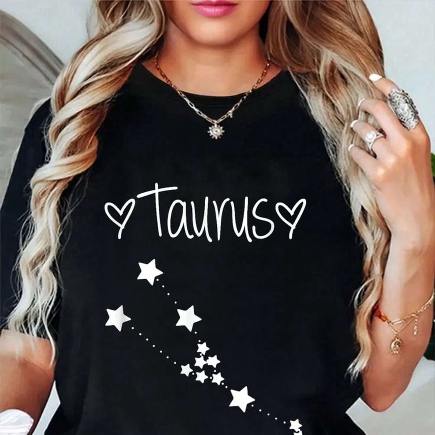 100% Cotton Taurus Zodiac Sign Horoscope Astrology April May Birthday T ...
