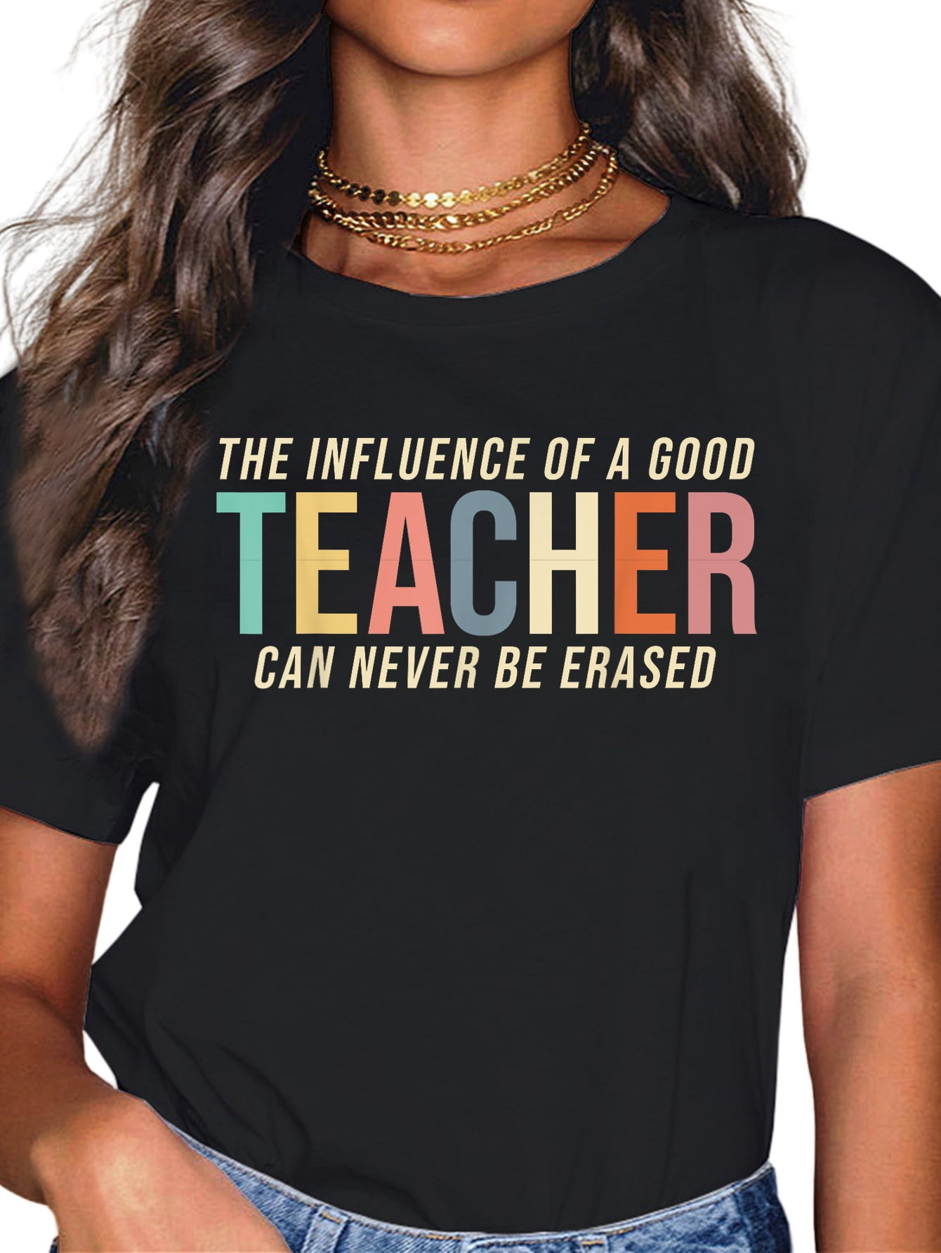 100% Cotton Teacher Appreciation Week Idea Influence Of A Good Teacher ...