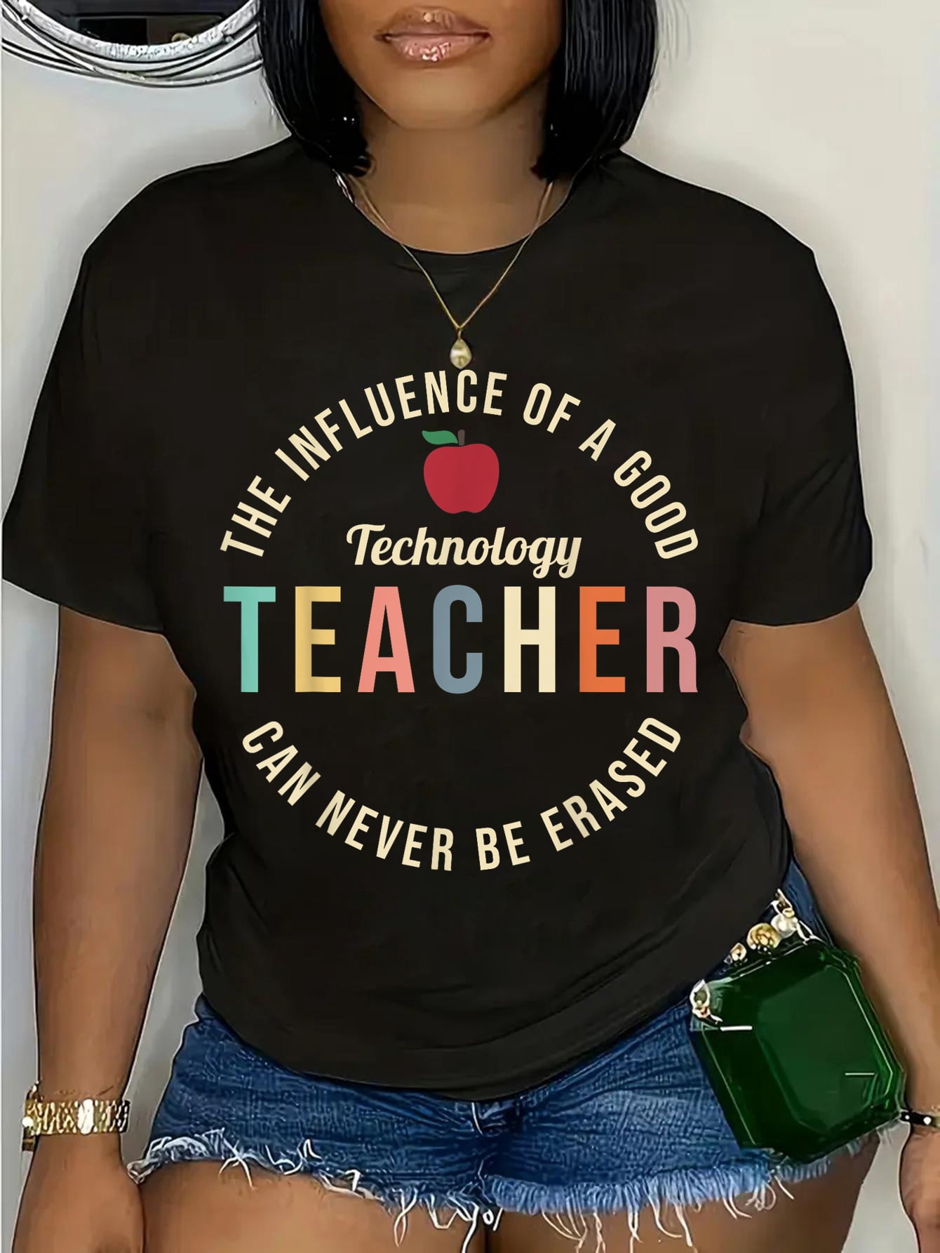100% Cotton Technology Teacher Appreciation Week Idea School Teacher T ...