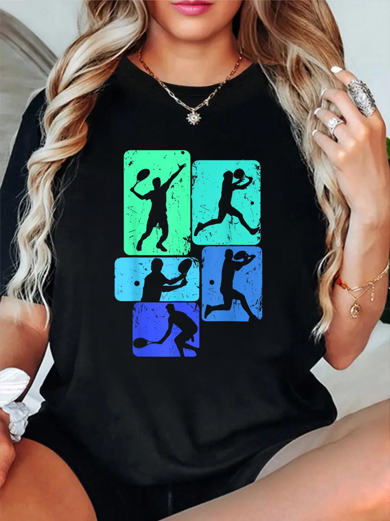 100% Cotton Tennis Player Youth Boys Kids Men T-Shirt Small Women's ...