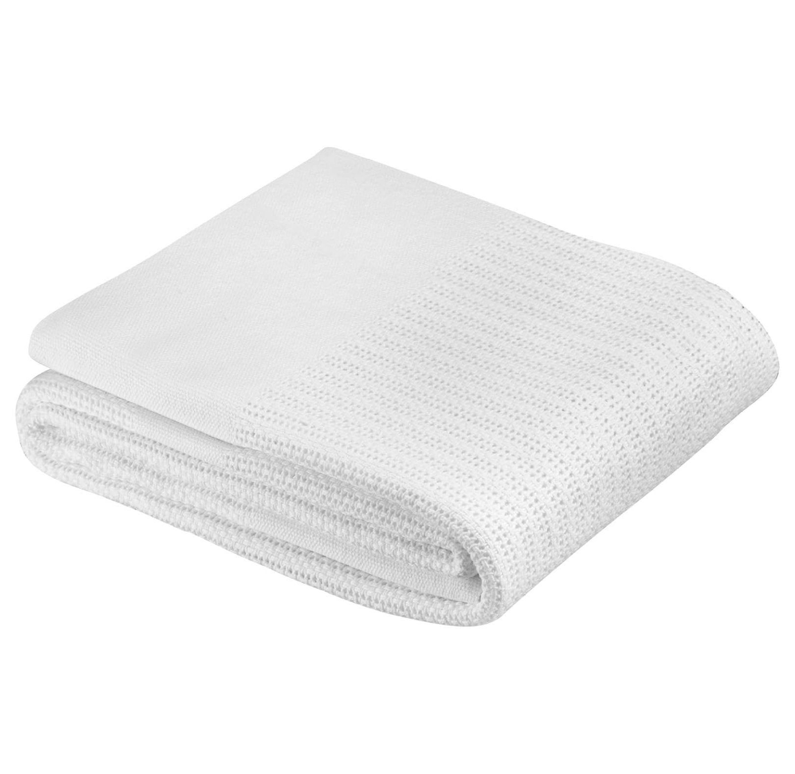 100% Cotton Thermal Blanket ( Size - 66x90) Open Weave Hospital Blanket ...