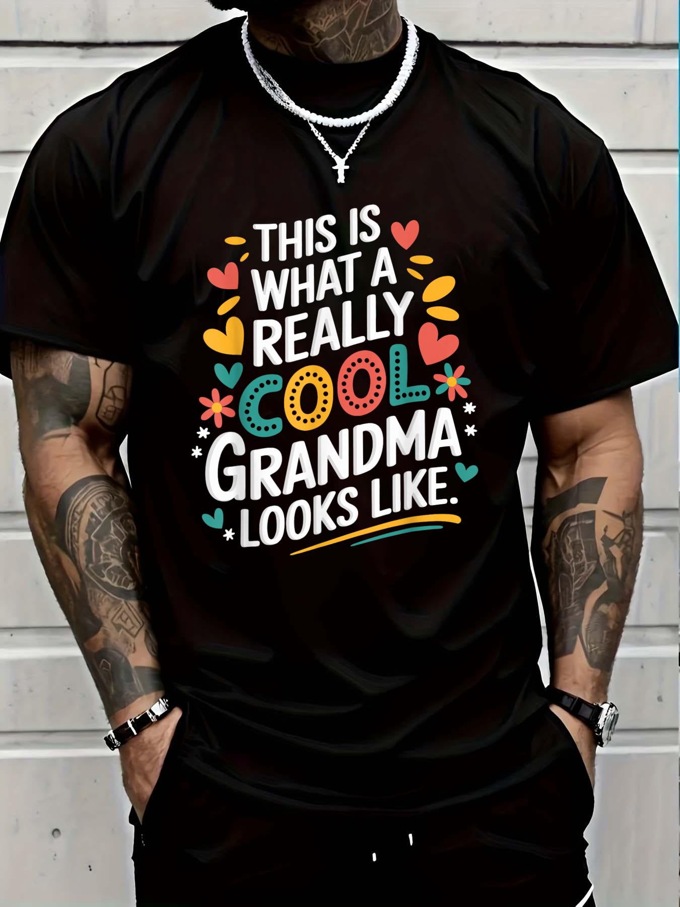 100% Cotton This Is What A Really Cool Grandma Looks Like, Grandmother ...