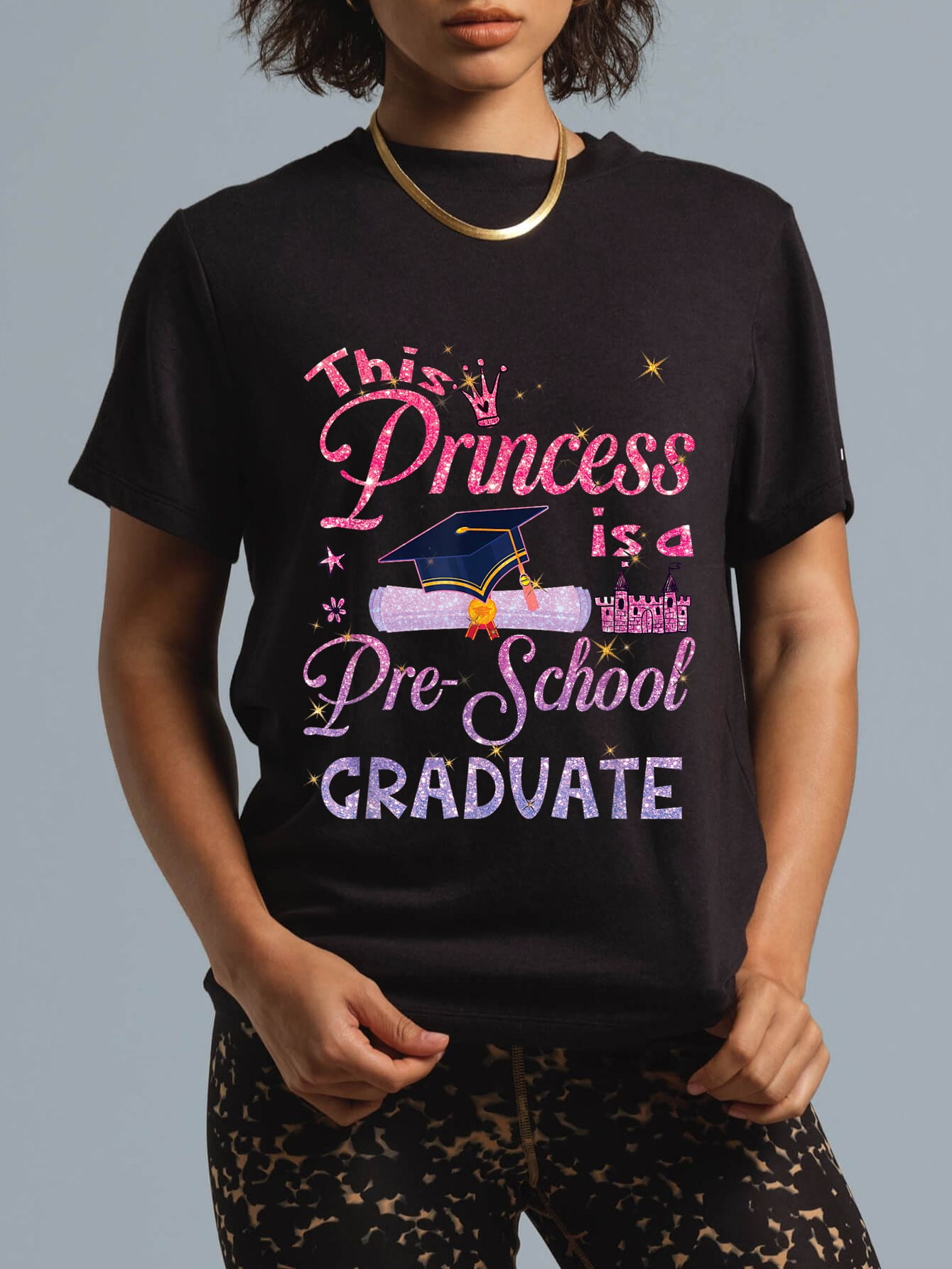 100% Cotton This Princess Is A Pre School Graduate Graduation Pre K T ...
