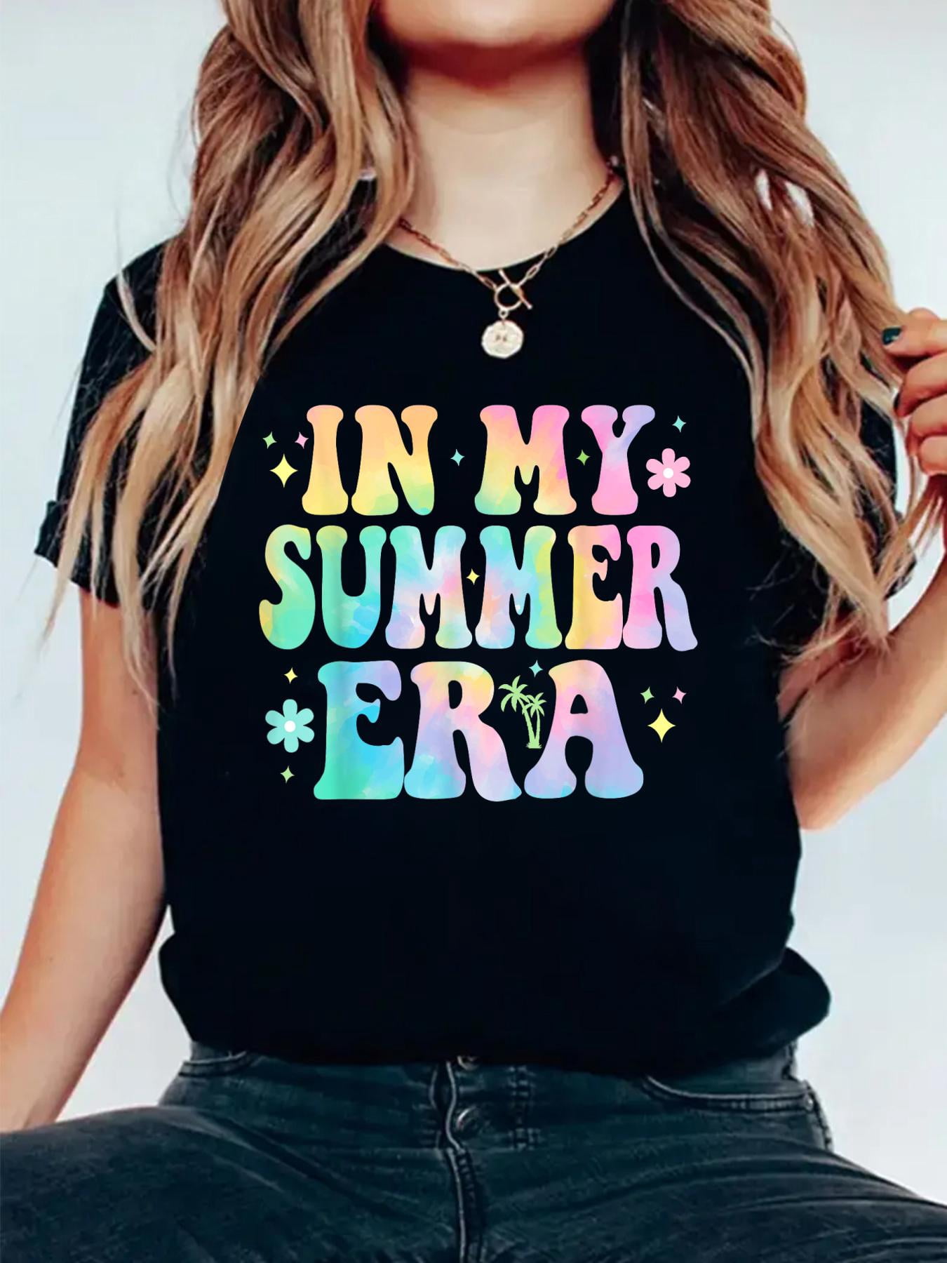 100% Cotton Tie Dye In My Summer Era Cool Summer Break Vacation T-Shirt ...