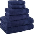100% Cotton Turkish Towel Set, Soft Absorbent Quick Dry, 6 Piece Towel ...