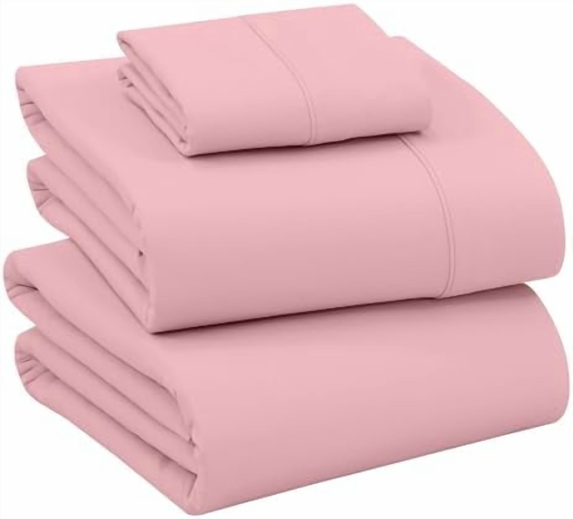 100% Cotton Twin XL Sheet Sets, 3 Pieces, Soft & Breathable Percale ...