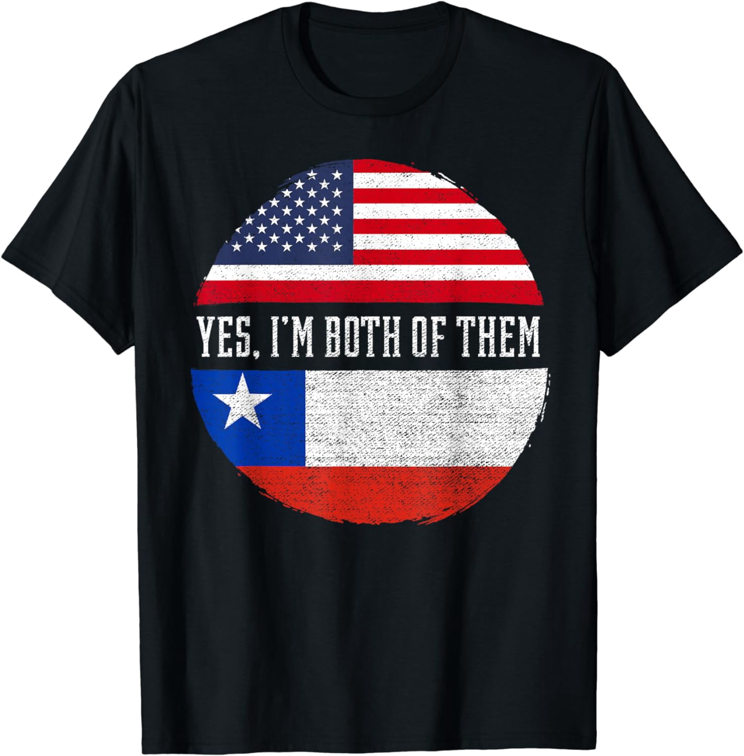 100% Cotton USA Flag Chile Heritage DNA T-Shirt - Walmart.com