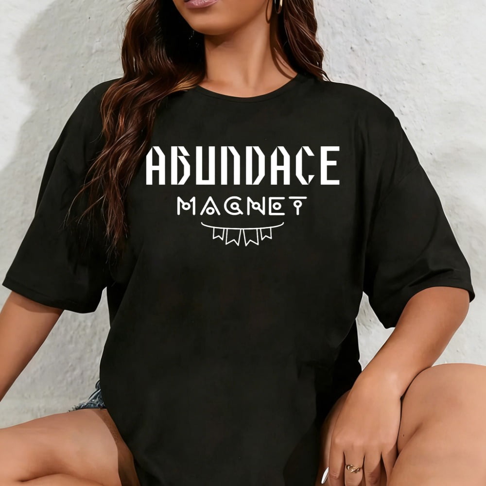 100% Cotton Unisex Abundance Magnet - Positive Affirmations And Quotes ...