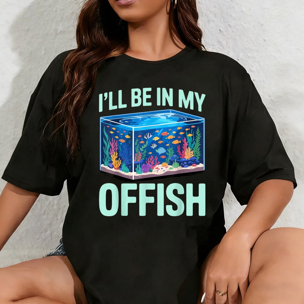 100% Cotton Unisex Aquarium Art for Men Women Fish Keeper Coral Fish ...