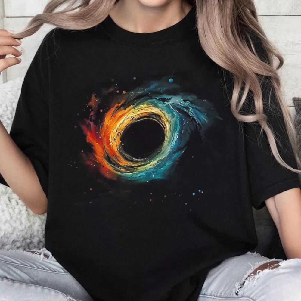 100% Cotton Unisex Black Holes Constellation Astronomer Astronomy ...
