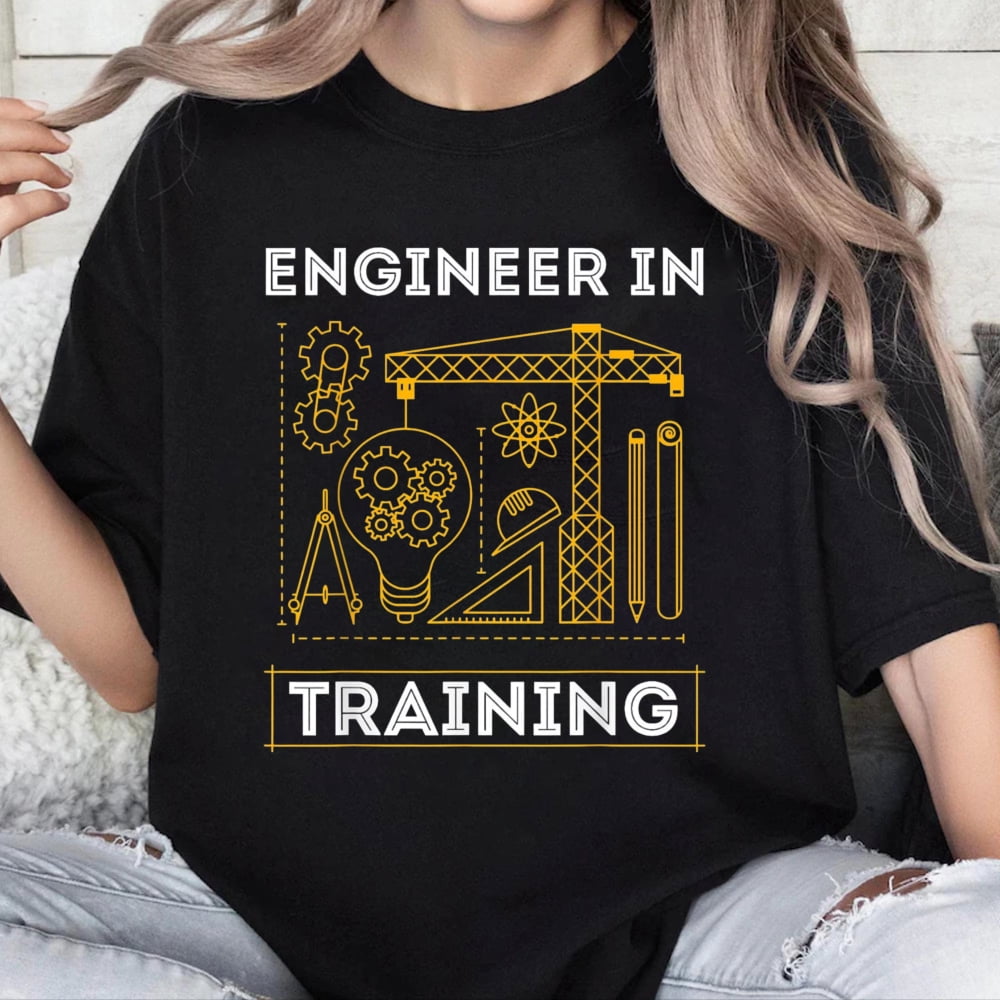 100% Cotton Unisex Engineer in Training Future Engineer Holding ...