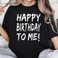 100% Cotton Unisex Happy Birthday to Me Birthday Party T-Shirt for Kids ...