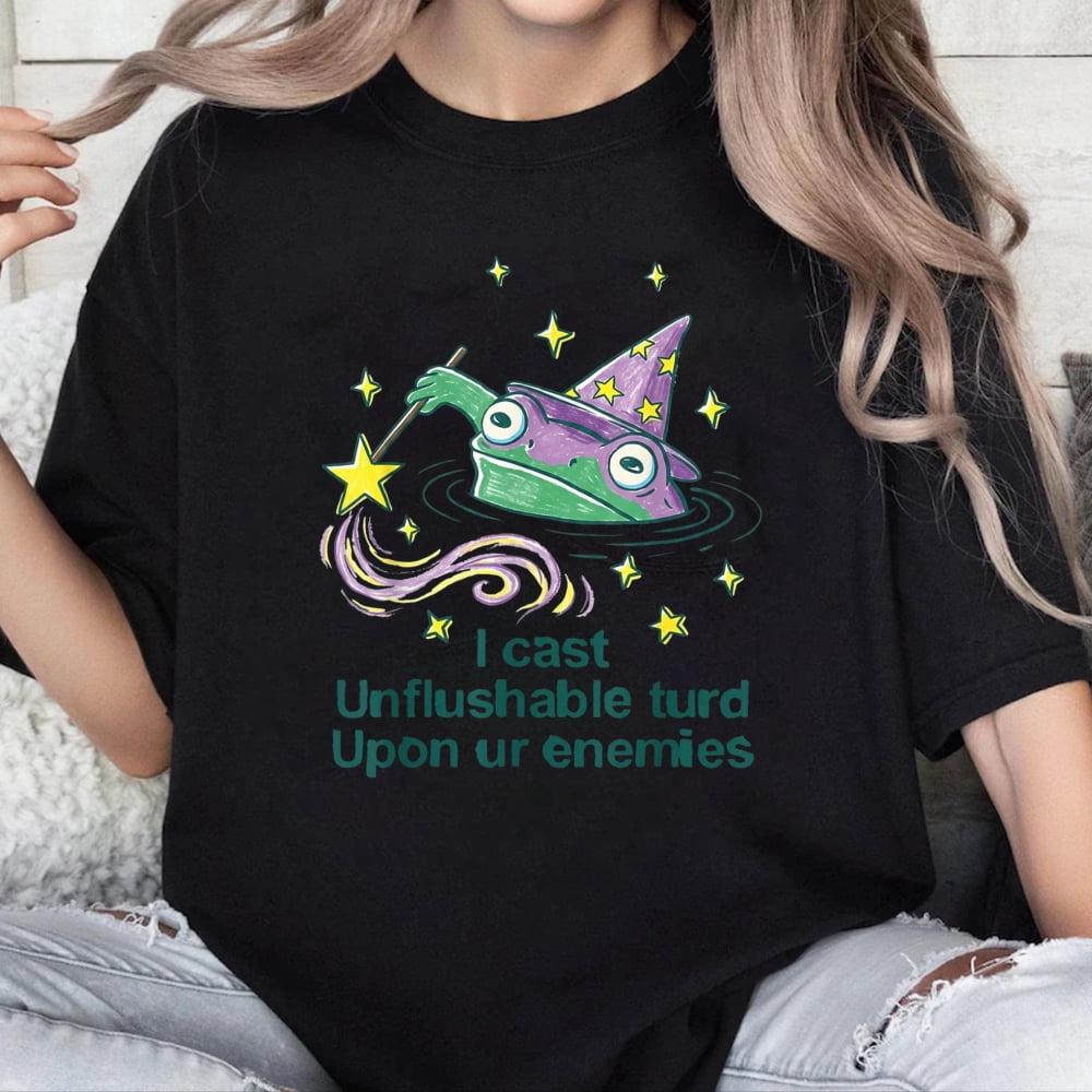 100% Cotton Unisex I cast Unflushable turd Upon ur Enemies T-Shirt ...