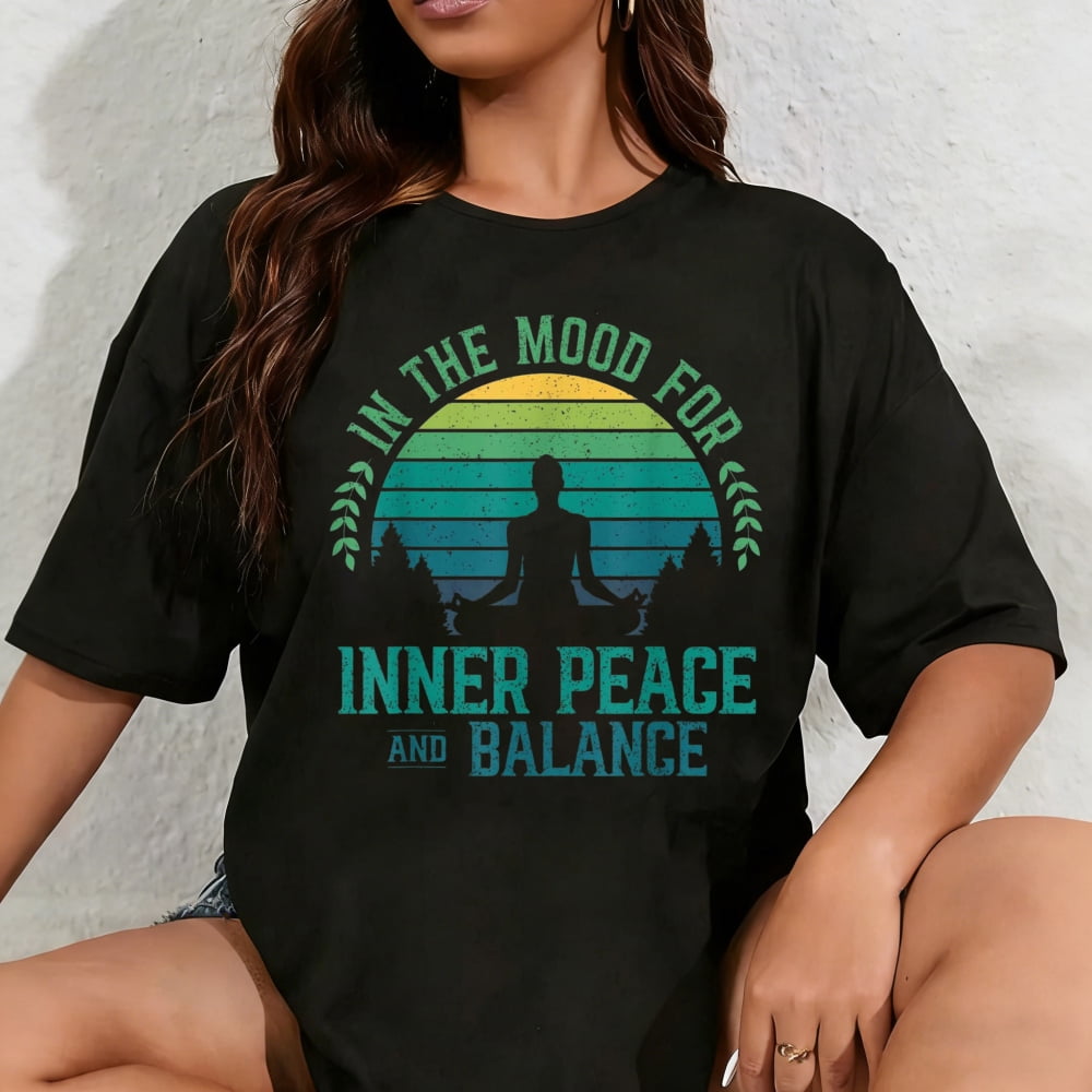 100% Cotton Unisex in The Mood for Inner Peace and Balance Zen ...