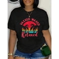 100% Cotton Vaxxed Waxed and Relaxed, Ready to Relax Funny Summer T ...