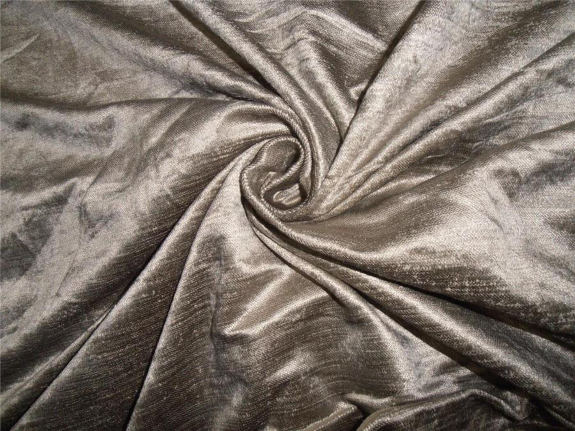 100% Cotton Velvet Ash Brown Fabric 54" wide [6325] - Walmart.com