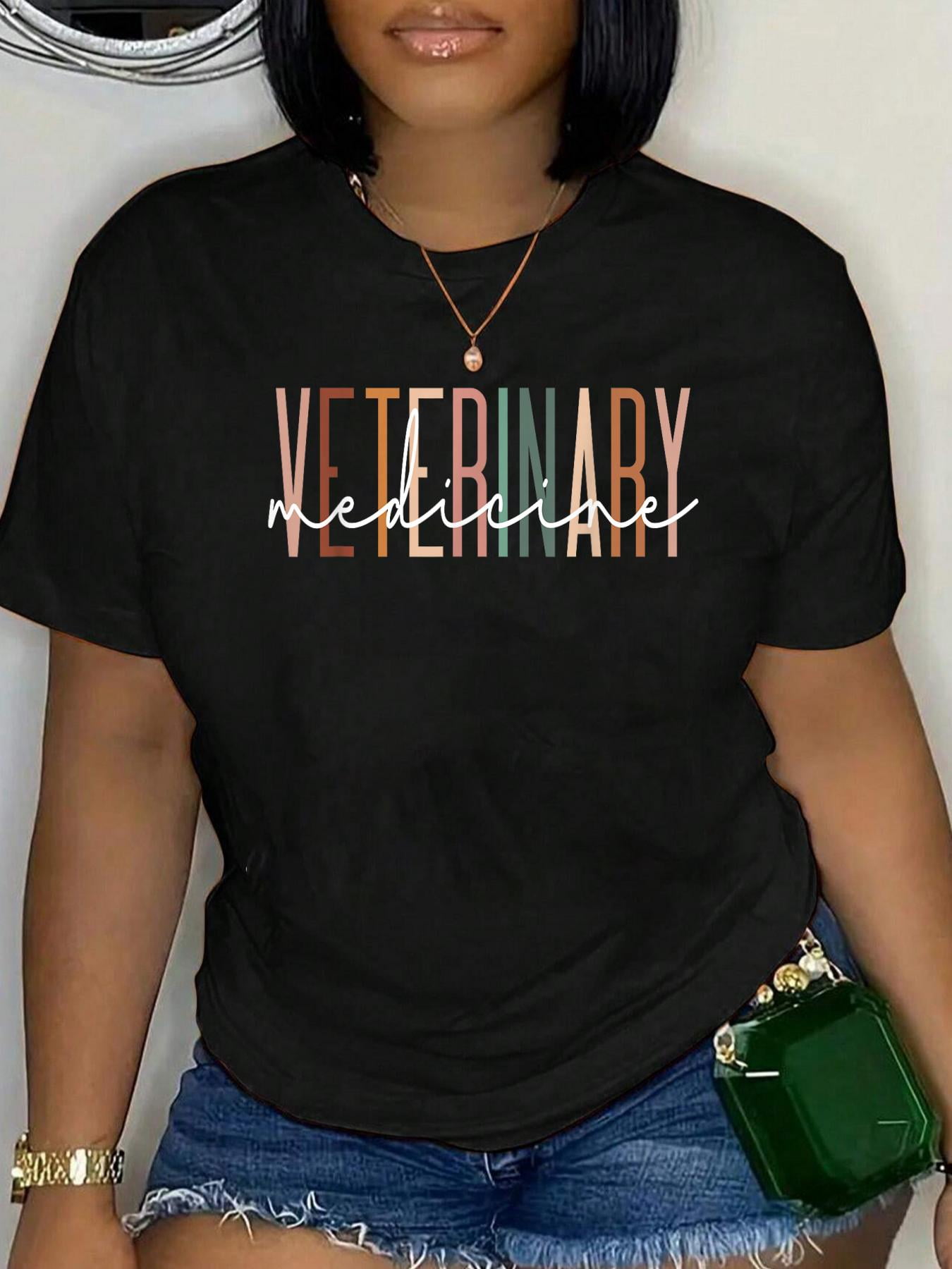 100% Cotton Veterinary Medicine Vet Med Veterinarian Appreciation T ...