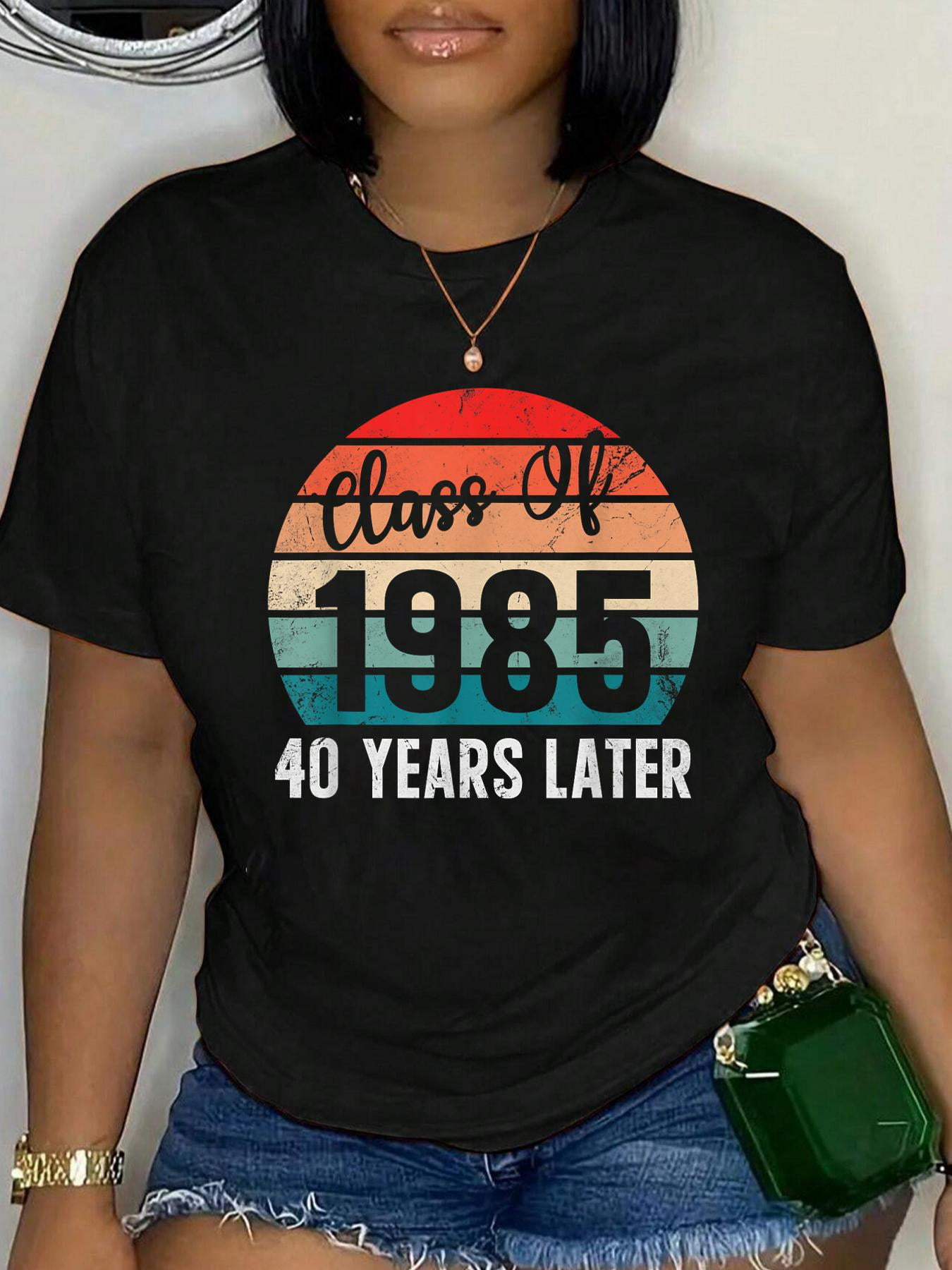 100% Cotton Vintage Class of 1985 85 Reunion High School College Alumni ...