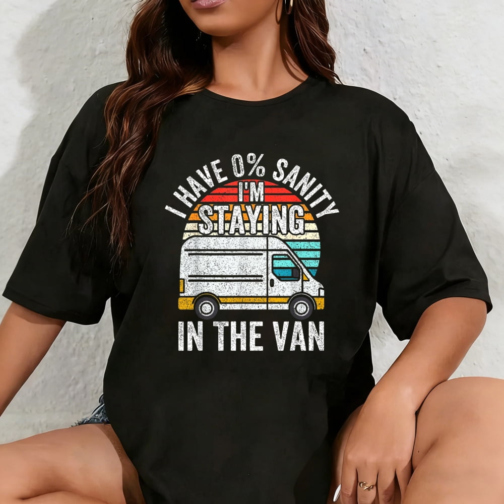 100% Cotton Vintage I'm Staying in Tha Van Phasmophobia Gamer Man Women ...